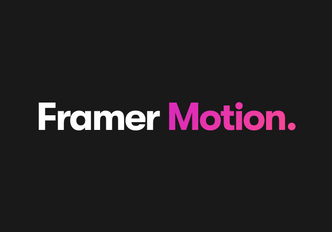 pxd XE Blog | Framer-motion 간단하게 살펴보기
