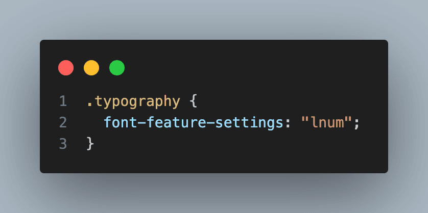pxd XE Blog | font-feature-settings